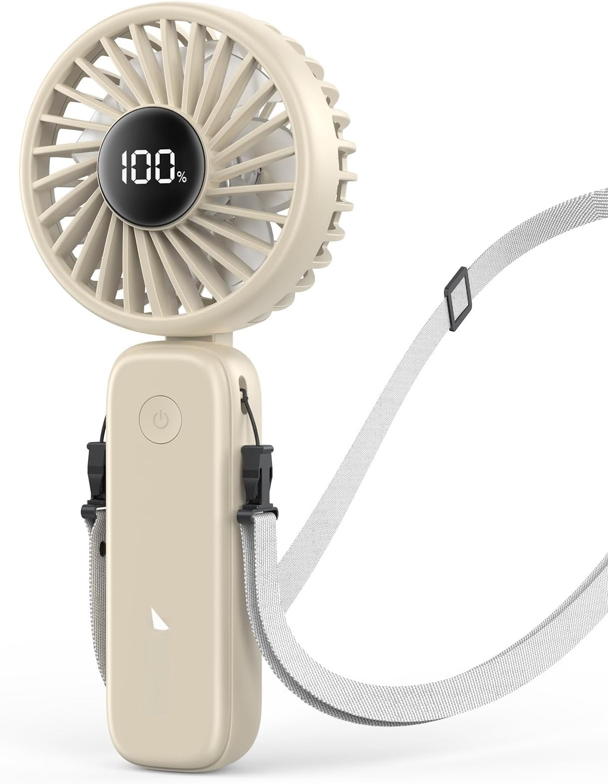 Handheld Fan Foldable, 5000mAh Hand Fans with Cooling, 4 Speeds ...