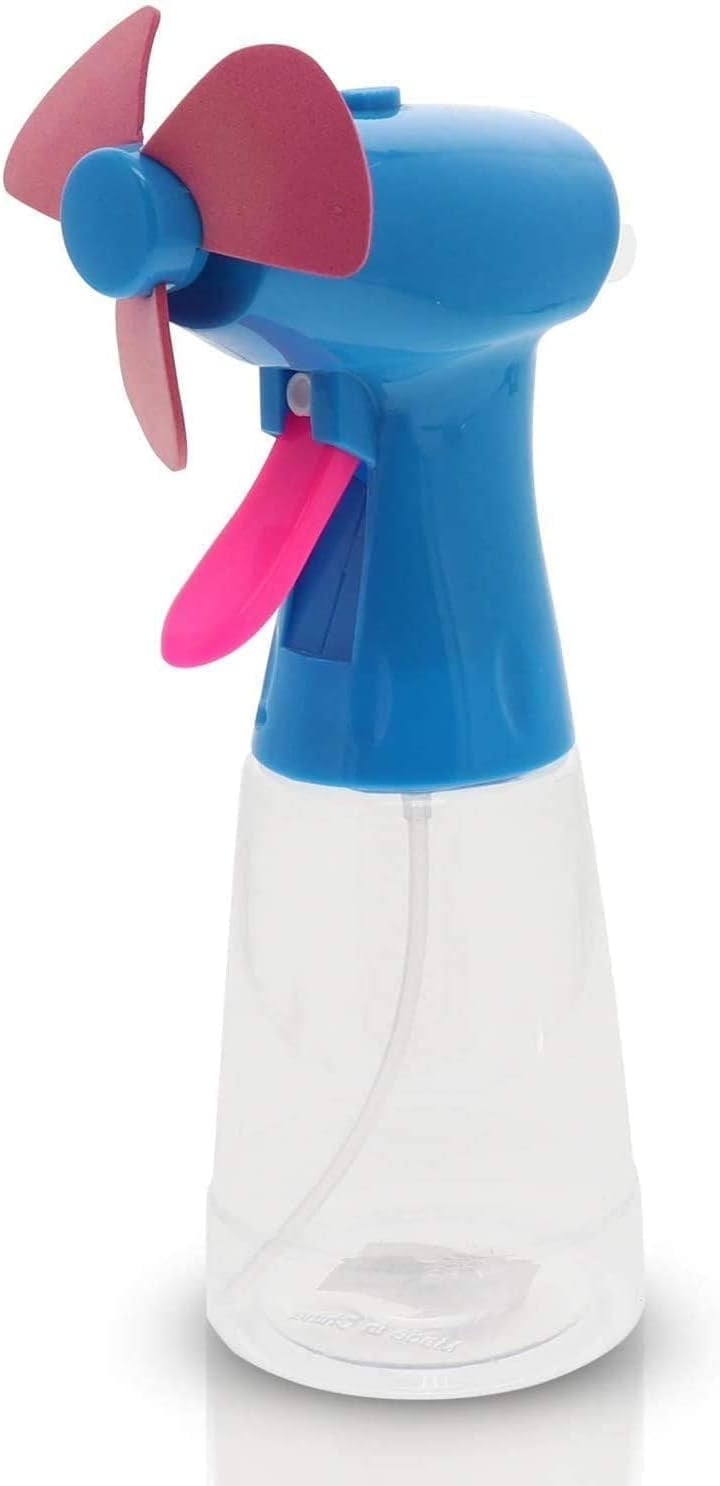 Handheld Fan With Water Spray Mister - Personal Cooling Fan Battery ...