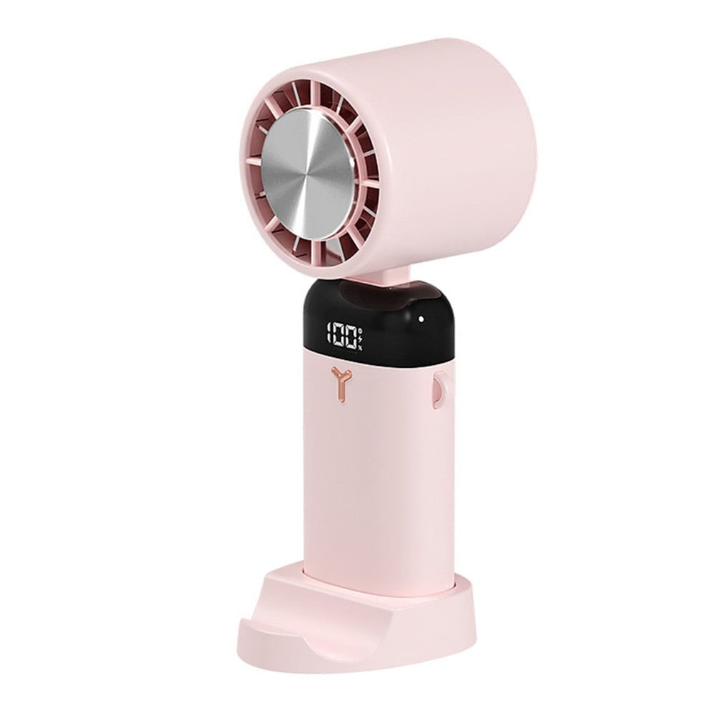 Handheld Fan with Ice Plate Cooling and Digital Display Portable and ...