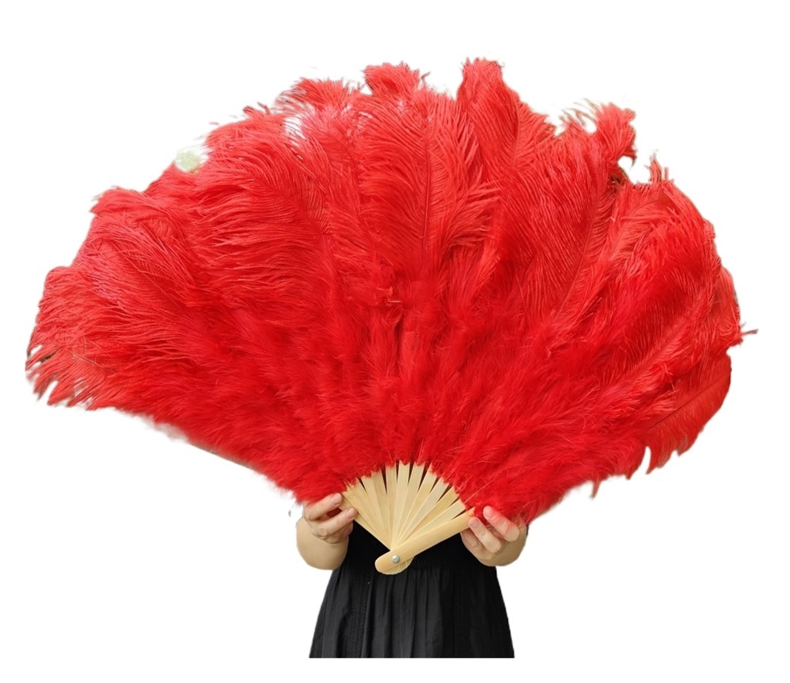 Handheld Feather Fan 100CM 130CM Feathers for Carnival Stage ...