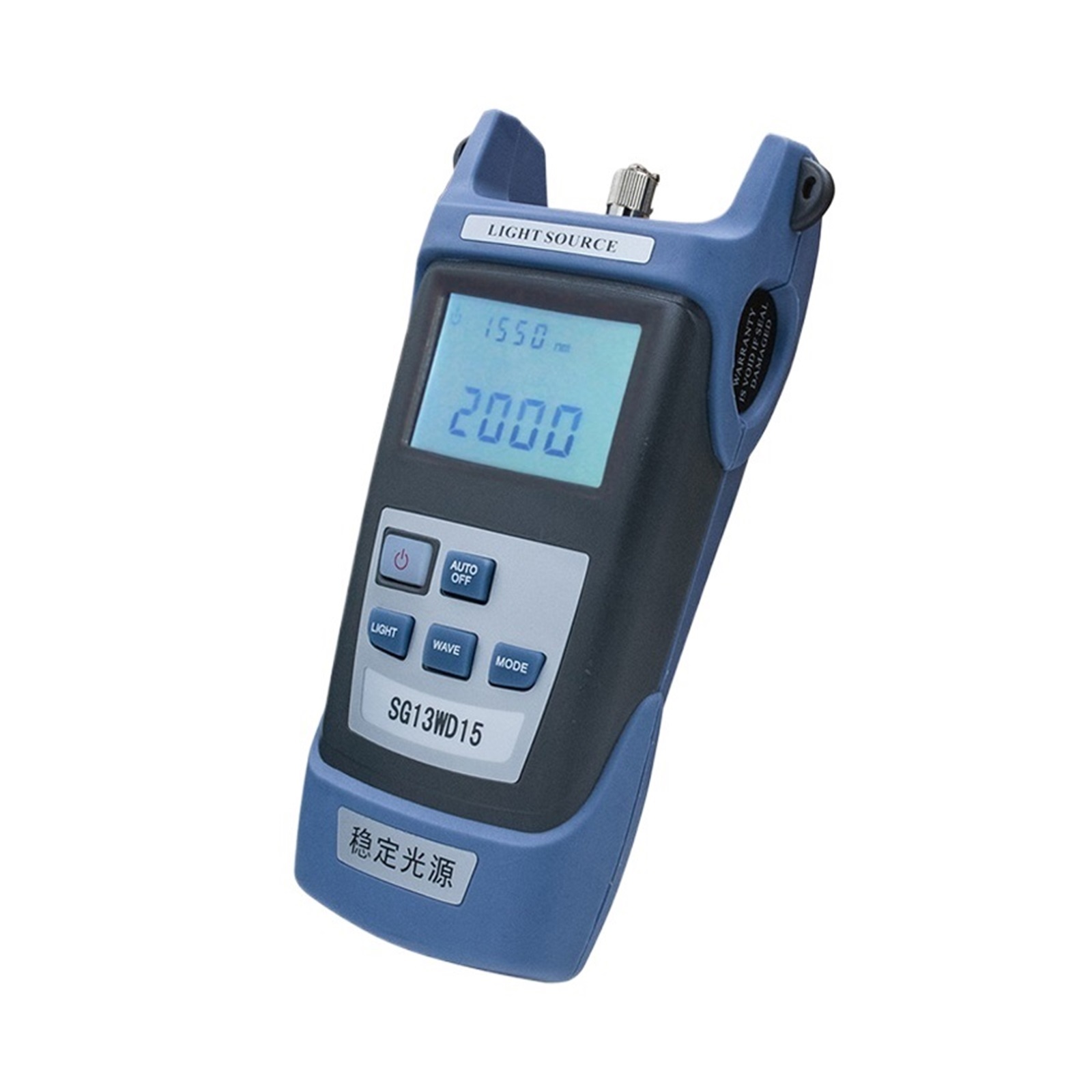 Handheld Fiber Optic Light Source, FTTH 1310/1550nm Fiber Tester ...