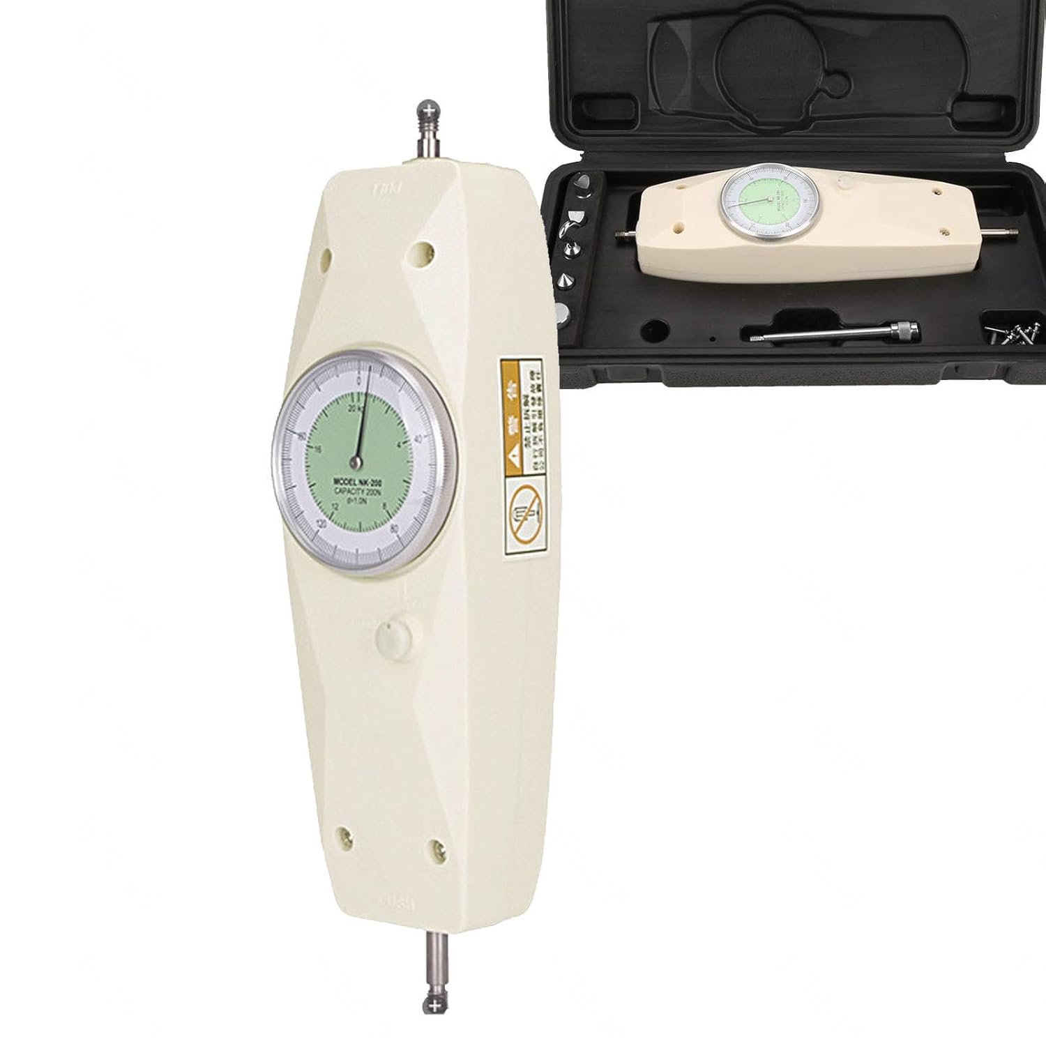 Handheld Force Gauge, NK-20 Mechanical Analog Push Pull Gauge, Accuracy ...
