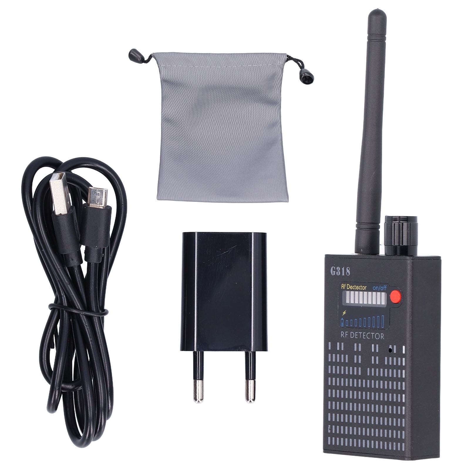 Handheld GPS Bug & Camera Finder with EU Plug, 100-240V Compatibility ...