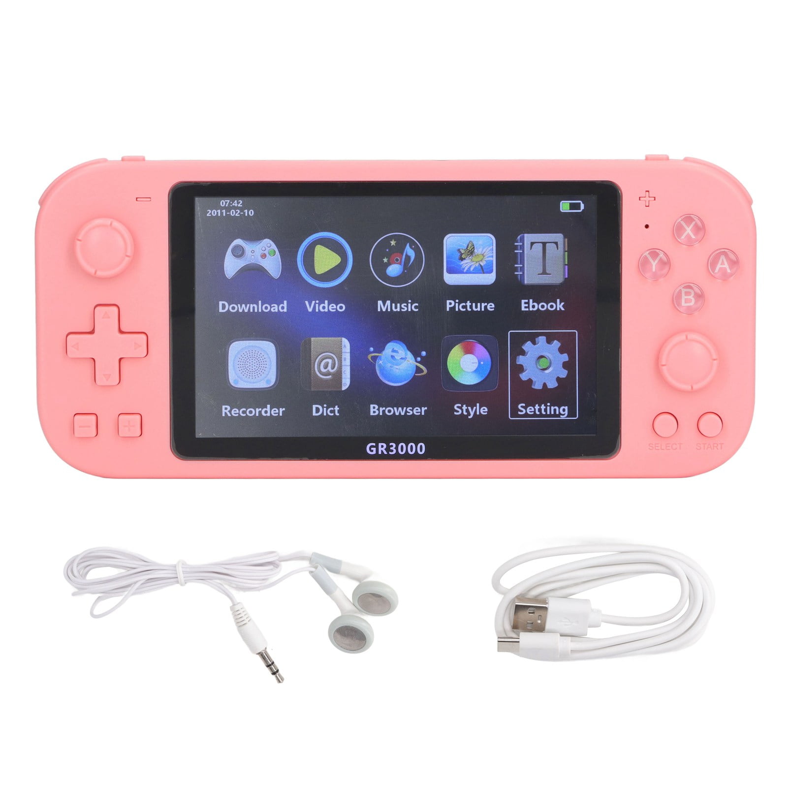 Handheld Game Console 7.7X3.4X0.6 Inch Electric Game Console 5.1 Inch ...