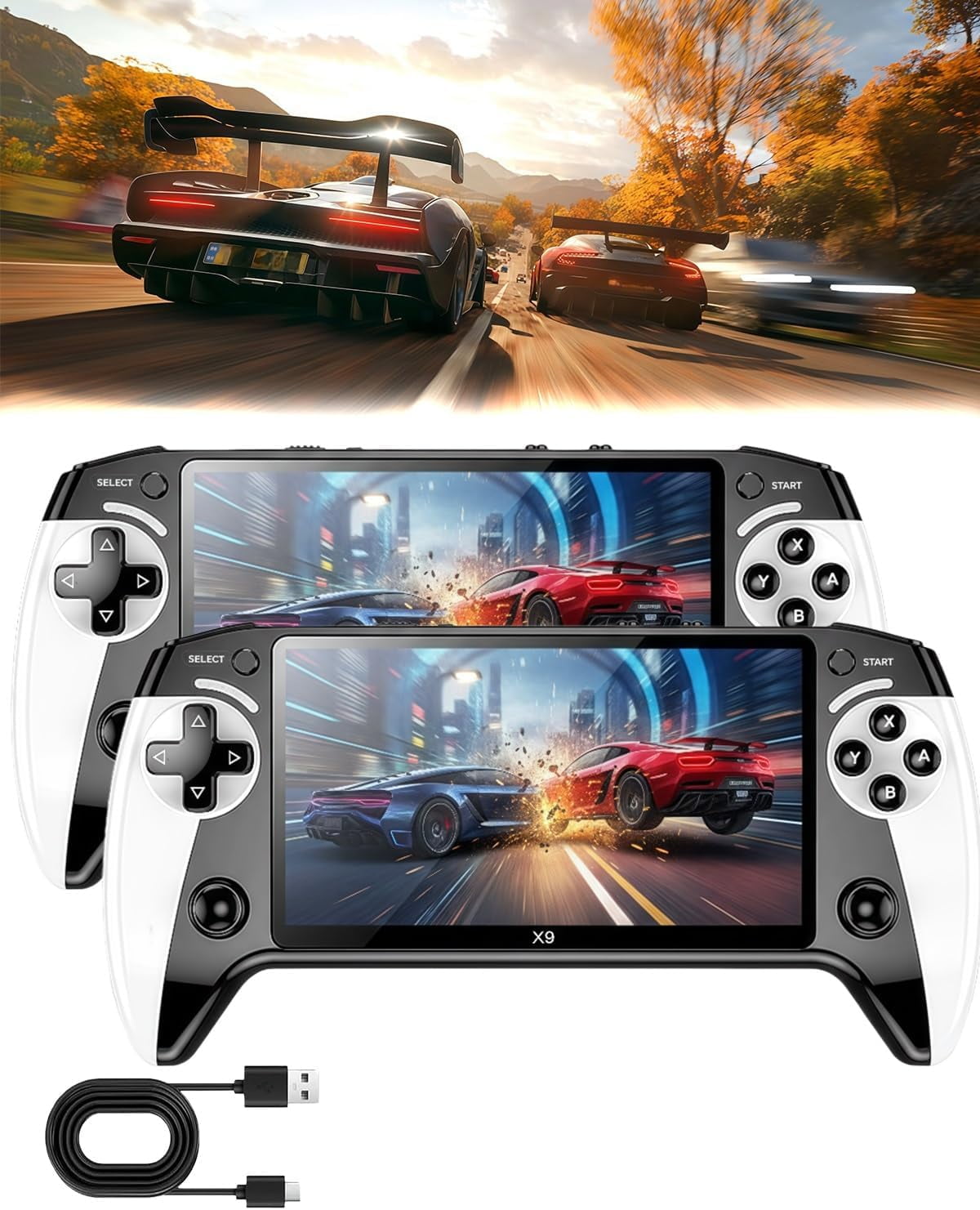 Handheld Game Console, 8GB , 5.5-Inch HD IPS Screen, TV Output ...