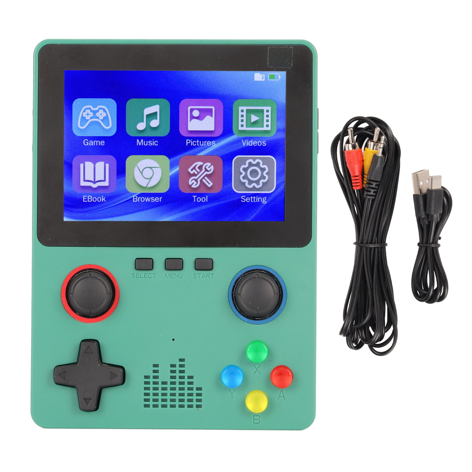 Handheld Game Console Dual 3D Joystick 3.5in IPS Screen 11 Simulator ...