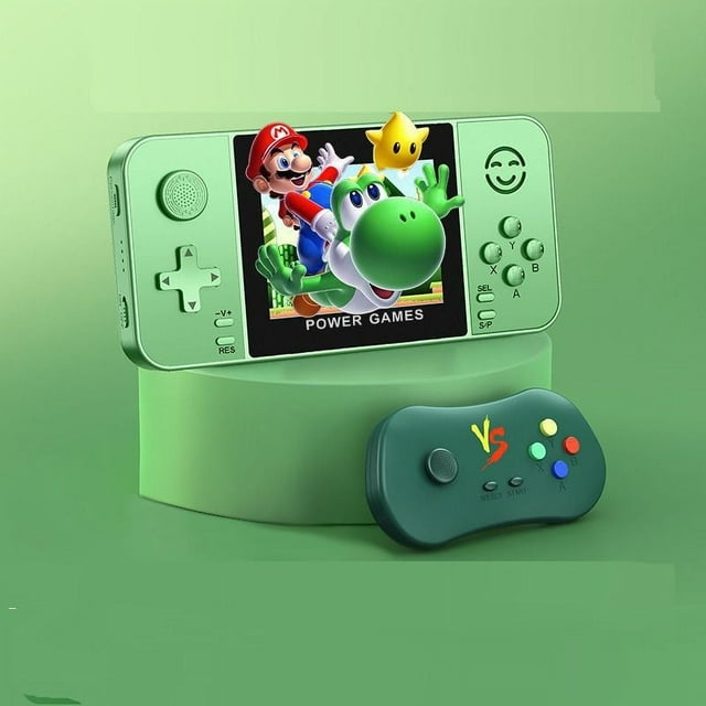Handheld Game Console, Nostalgic Retro Power Bank Singles and Doubles ...