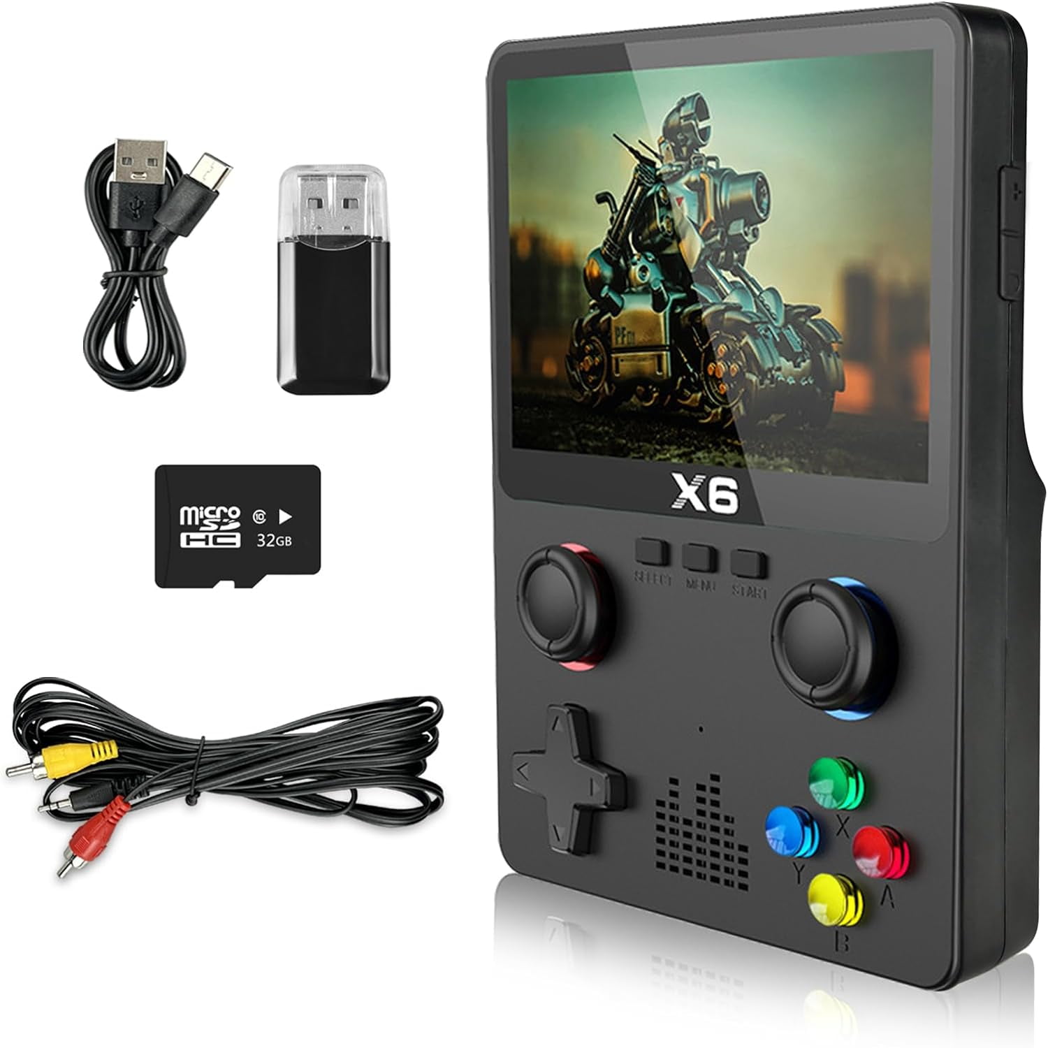 Handheld Game Console,Portable Retro Video Game Console with a 32G TF ...