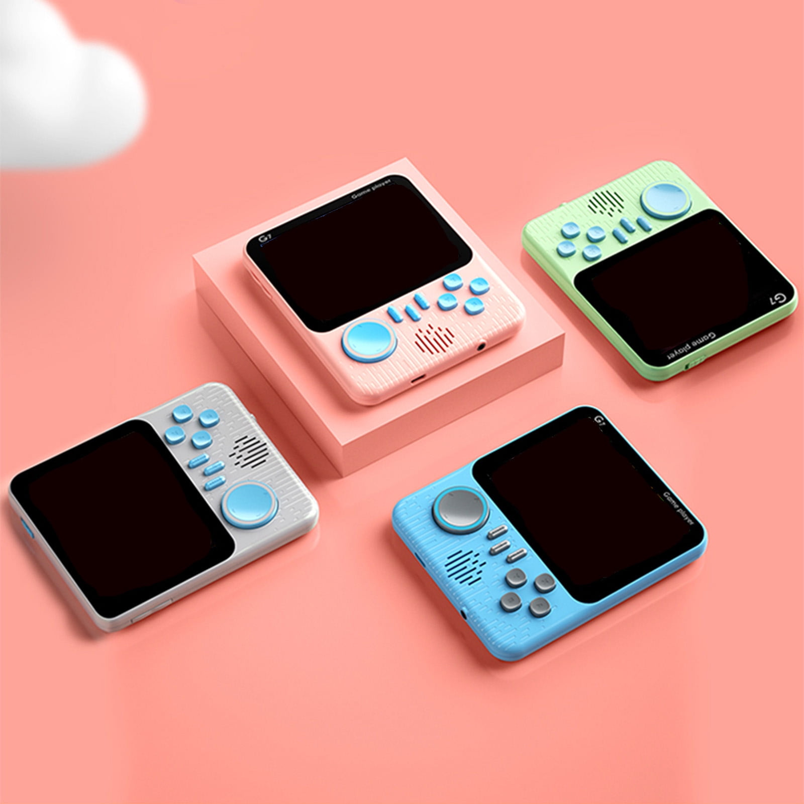 Handheld Game Console, Portable Video Game Player, 3.5 Inches Color ...