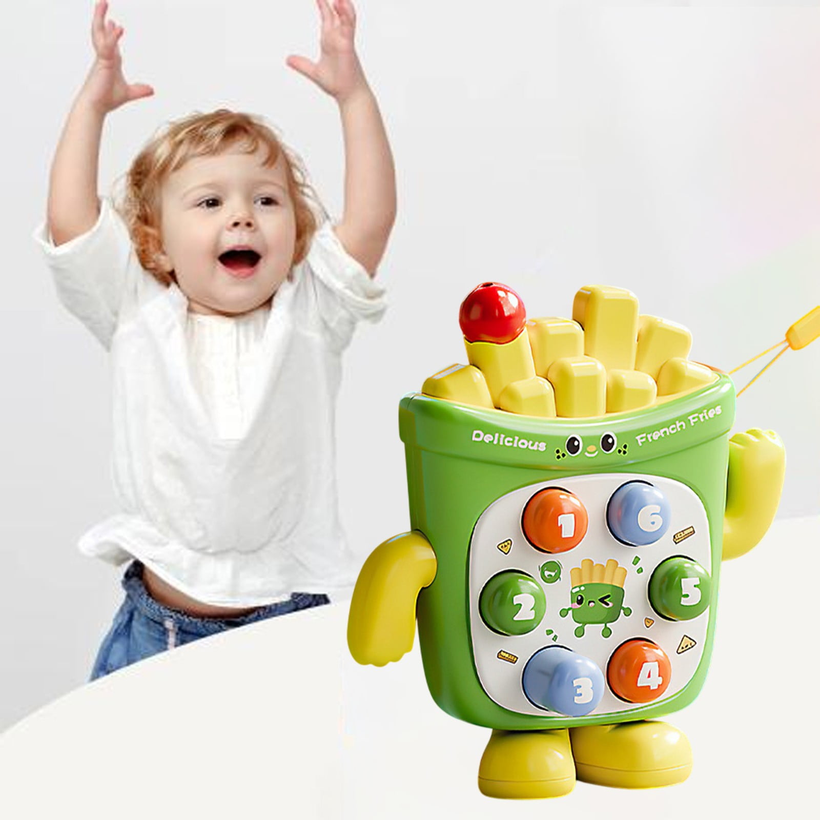 Handheld Game Sensory Fidget Toys, Mini Whack A Mole Game Toy, Cartoons Whack-a-mole Game, Push ...