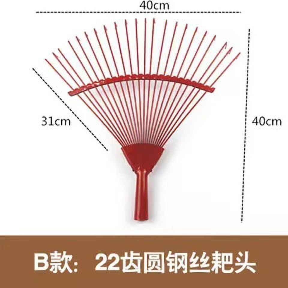 Handheld Gardening Rake Leaf Cleaning Rake Garden Rake Portable Leaf ...