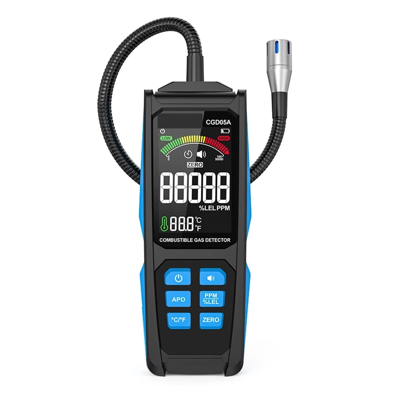 Handheld Gas Leak Detector Charging Screen Gas Analyzer LPG Meter ...