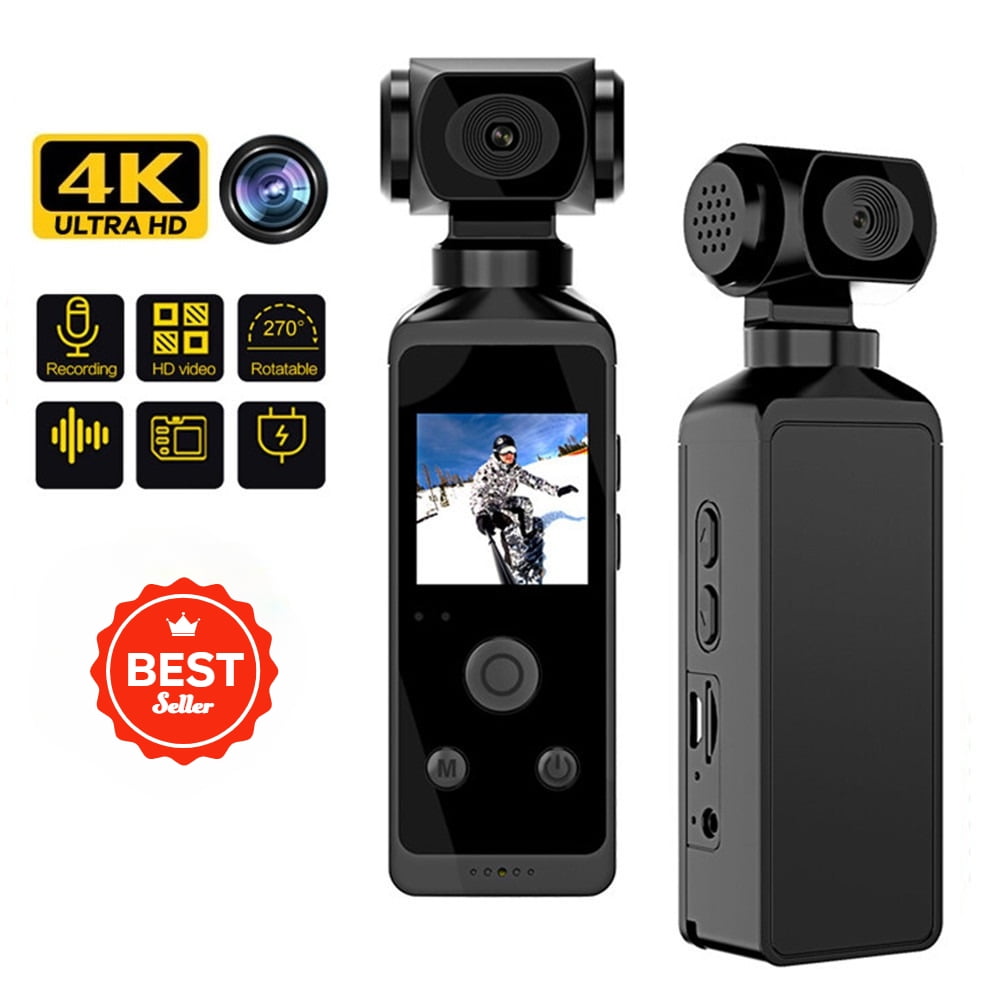 Handheld Gimbal WIFI Camera 4K Sport Action Camera Loop Recording ...