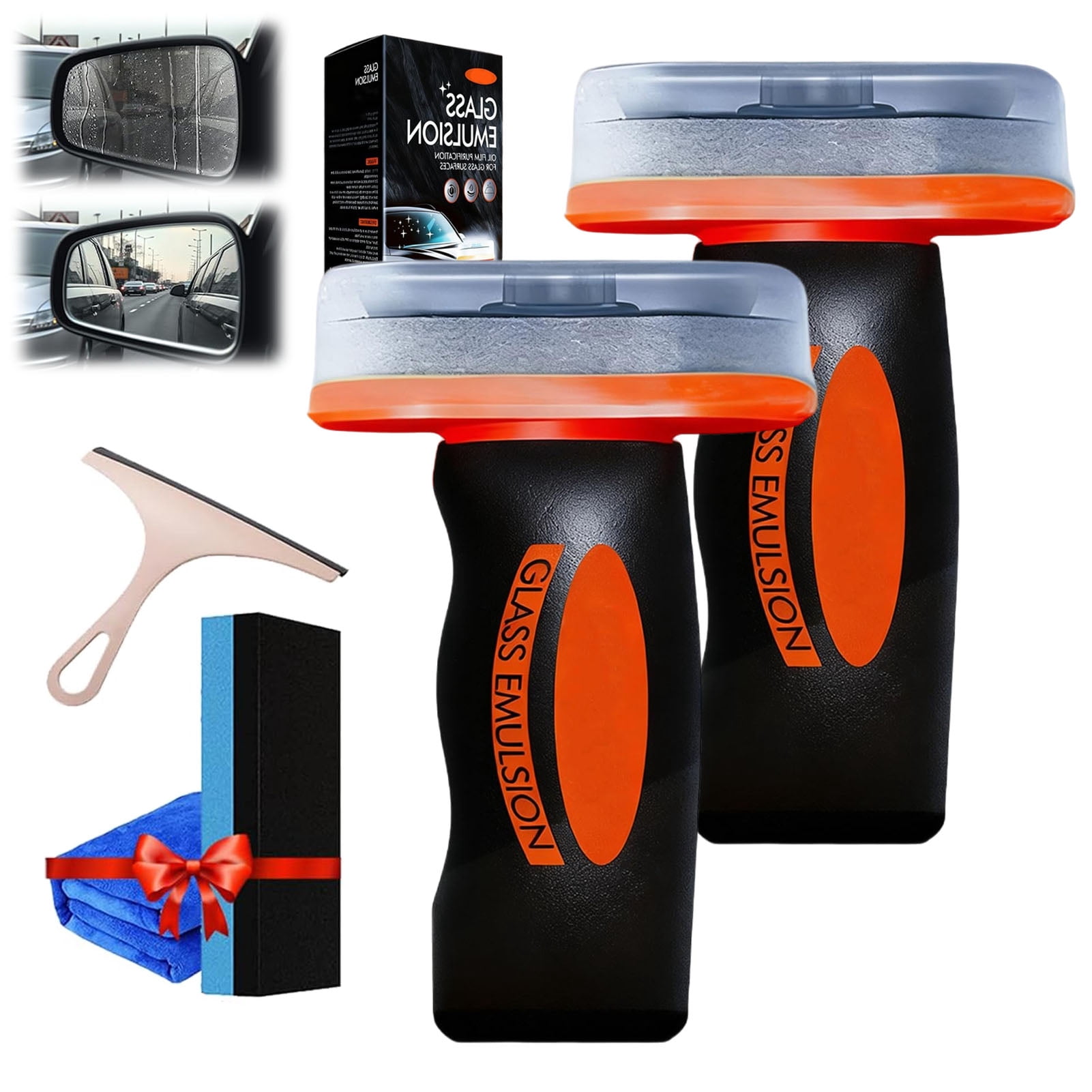 Handheld Glass Oil-Film Remover for Crystal Clear Car Windows, Glass ...