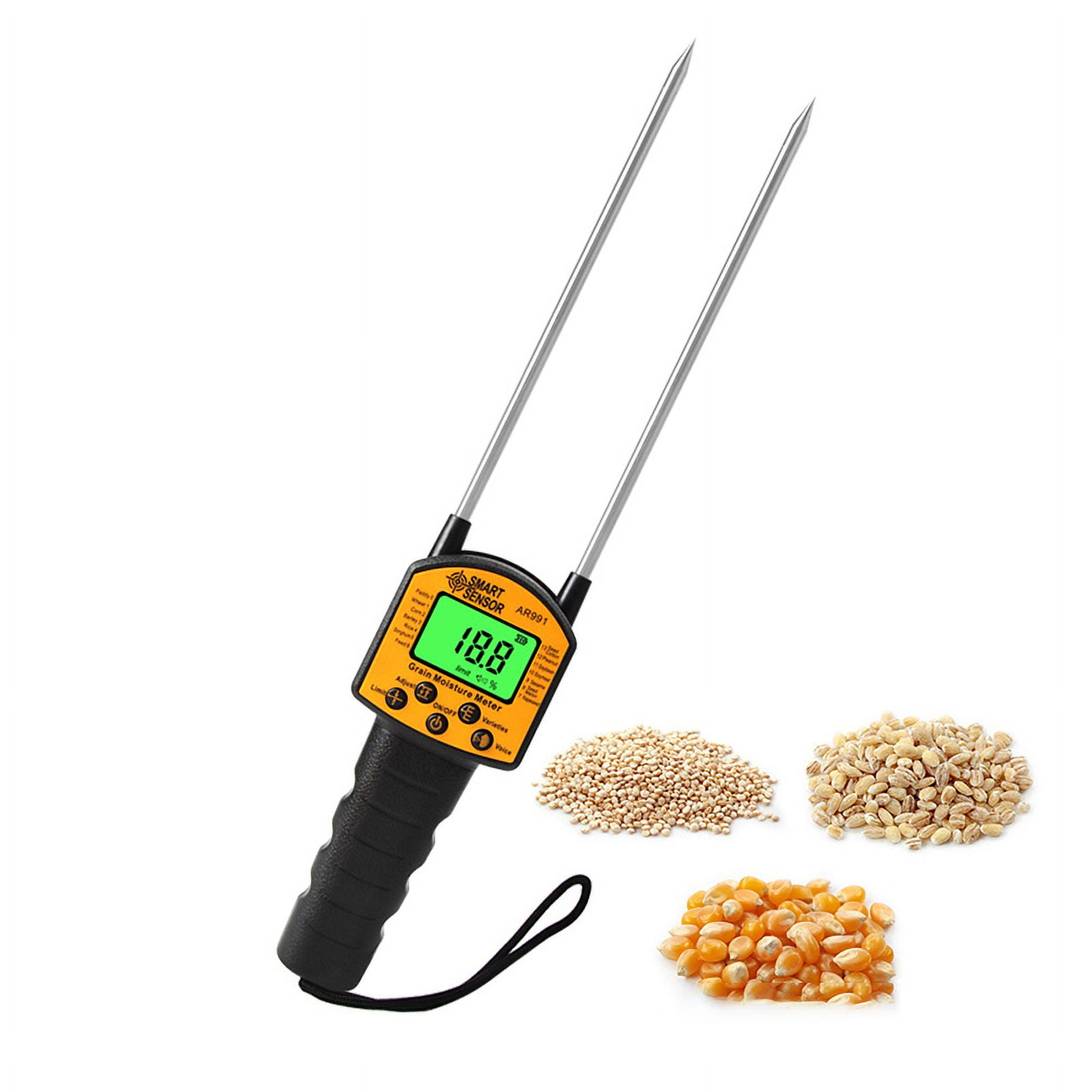 Handheld Grain Moisture Meter - Robust & Accurate Food Tester with ...