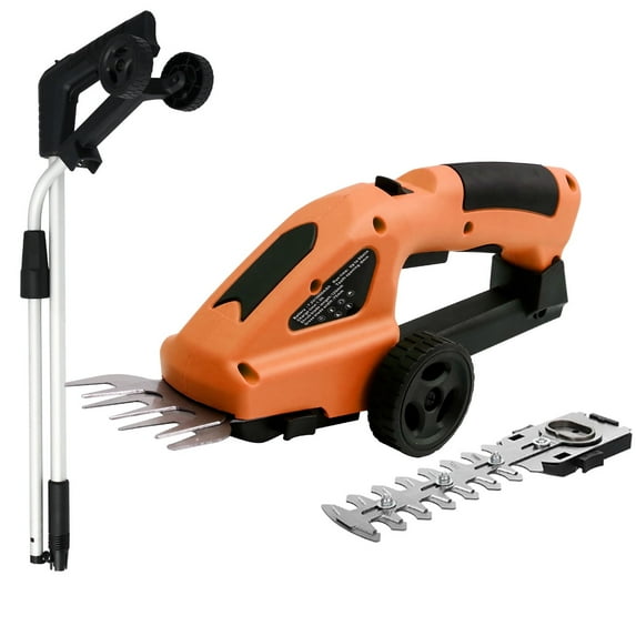 Handheld Hedge Trimmers Cordless ,7.2V Rechargeable Grass Shear with ...