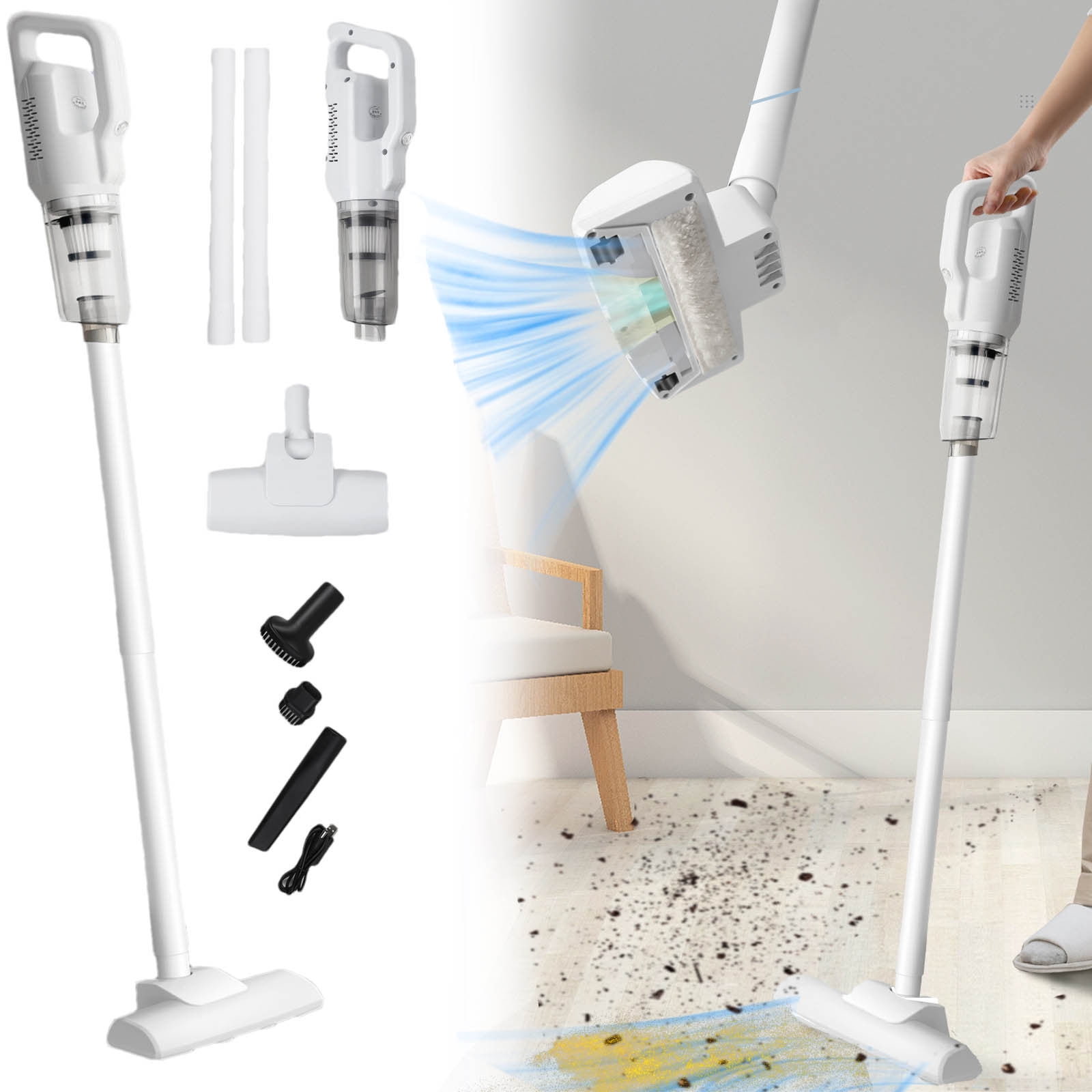 Handheld High-Power 20000Pa Cordless Vacuum Cleaner for Pet Hair ...