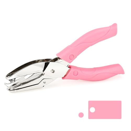 Handheld Hole Paper Punch Puncher for Craft Paper Tags Clothing Ticket ...