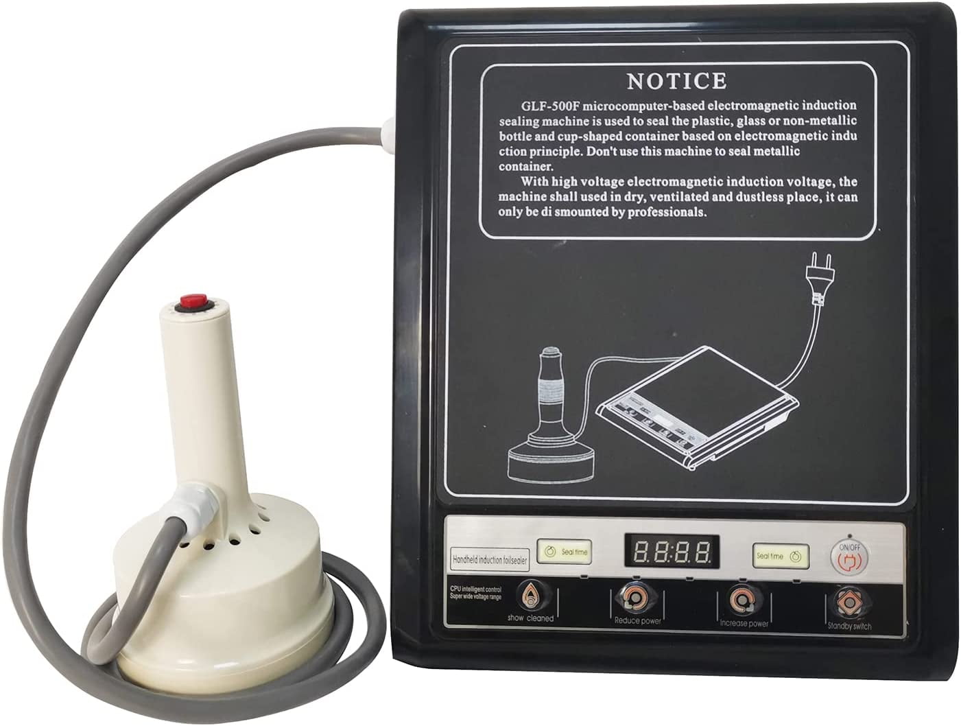 Handheld Induction Sealer 20mm -100mm Induction Bottle Cap Sealer ...