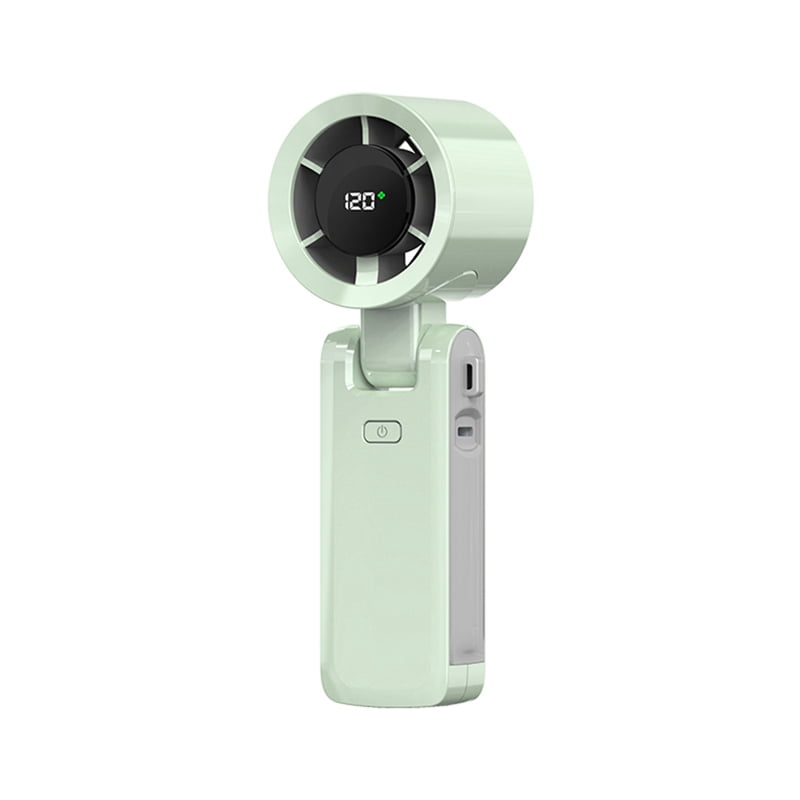 Handheld Infinitely Variable Speed Folding Fan 120 Wind Speeds ...