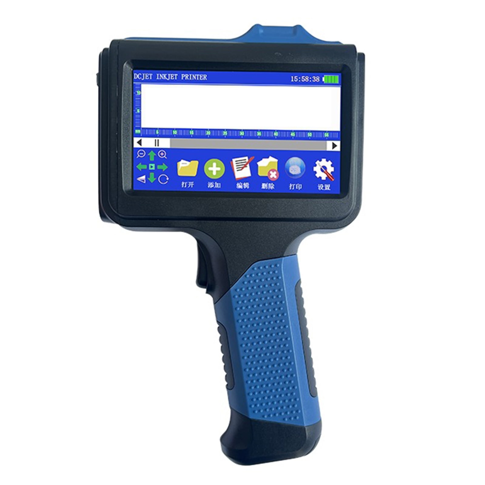Handheld Inkjet Printer 12.7mm Multiple-language Printer Batches Number ...