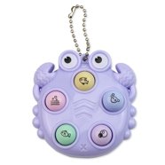 4 Fun Cute Pop-Out Turtle Fidget Keychain Toy - Squeeze to Pop Head out ...