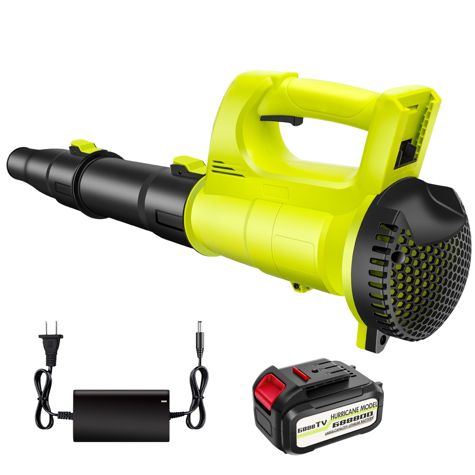 Handheld Leaf Blower Cordless- 150 MPH Turbo Technology, Electric ...