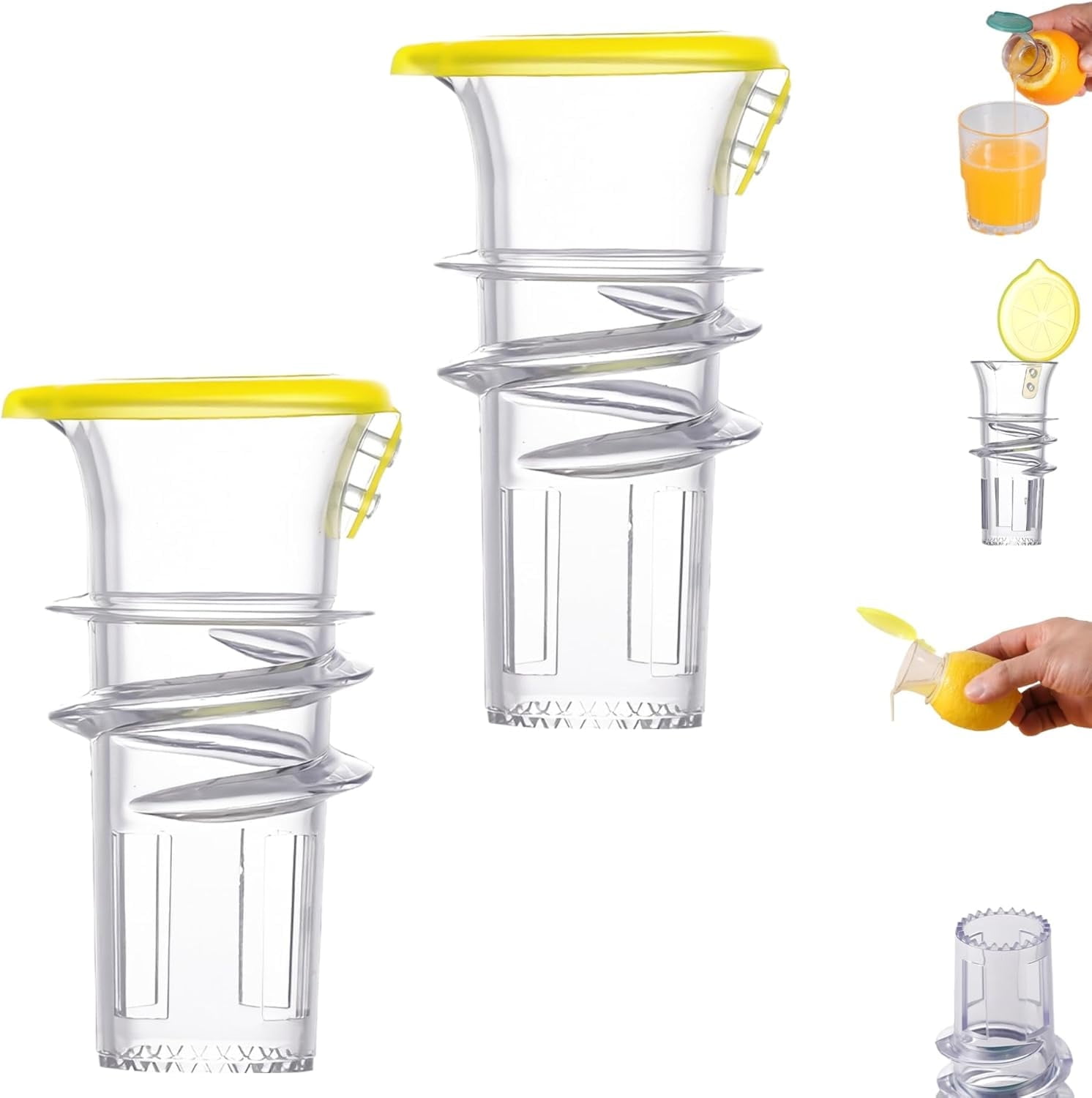 Handheld Lemon Squeezer, Manual Lemon Orange Juicer Squeezer, Hand Held ...