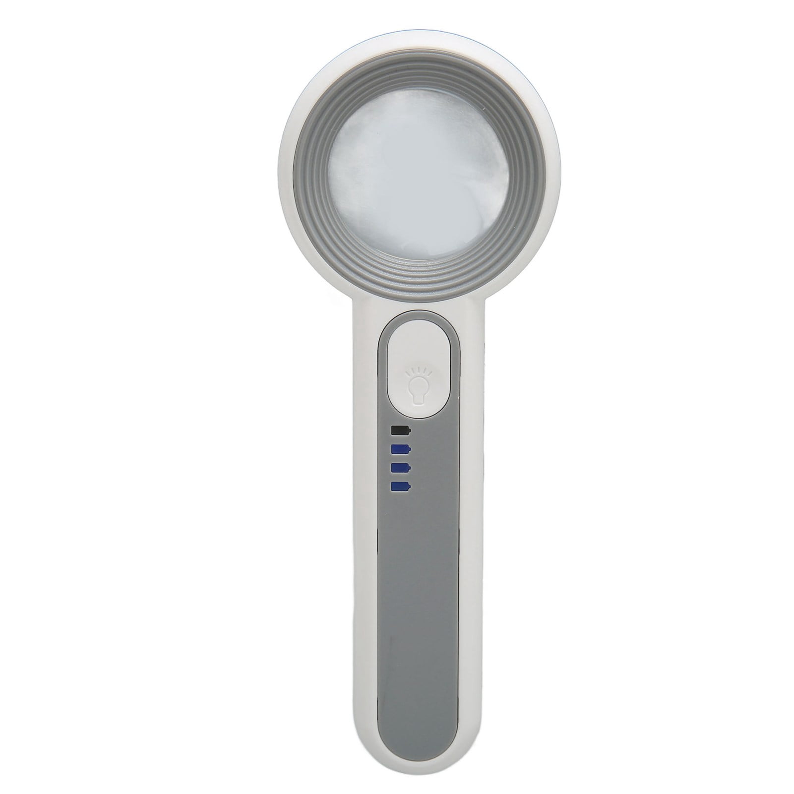 Handheld Magnifying Glass 11X Touch Button Rechargeable 3 Grades LED ...