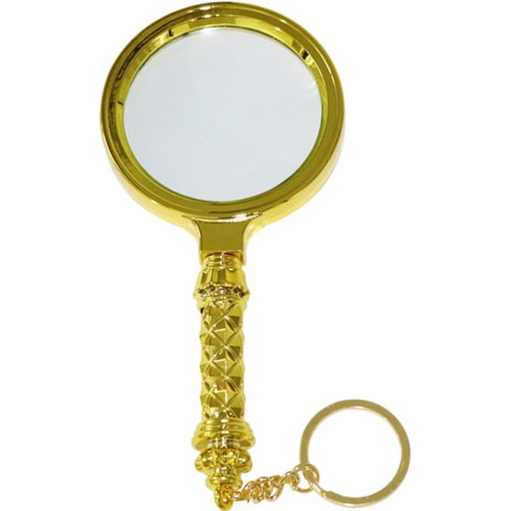 Handheld Magnifying Glass 80mm with Floral Handle Portable Reading ...