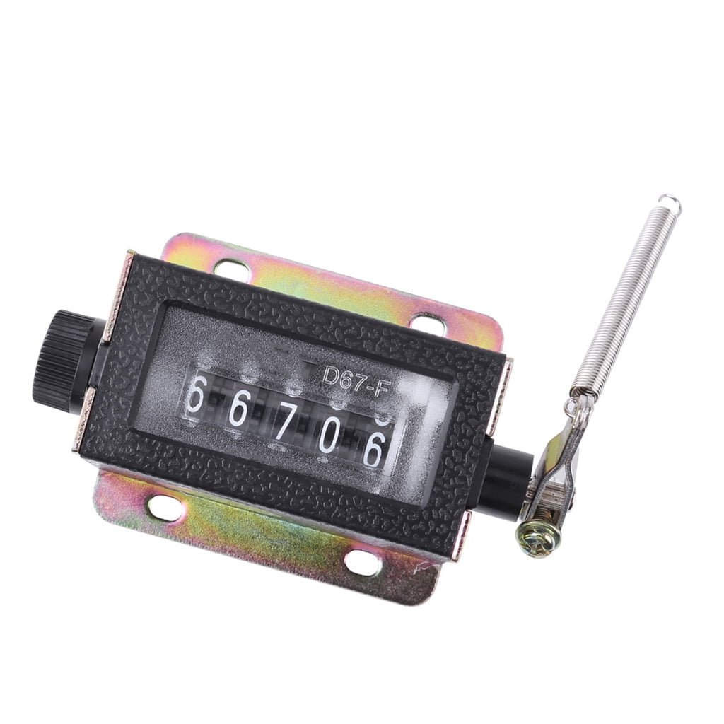 Handheld Manual Mechanical Tallies Counter 5 Digit Display 0-99999 for ...