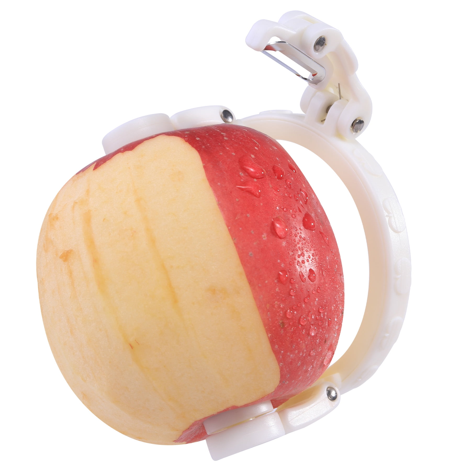 Handheld Manual Rotating Apple & Pear Peeler, 360° Fruit Peeling Tool ...