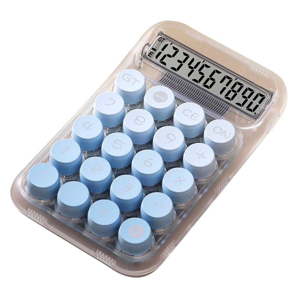 Handheld Mechanical Calculator with 12 Digit Large LCD Display Big ...