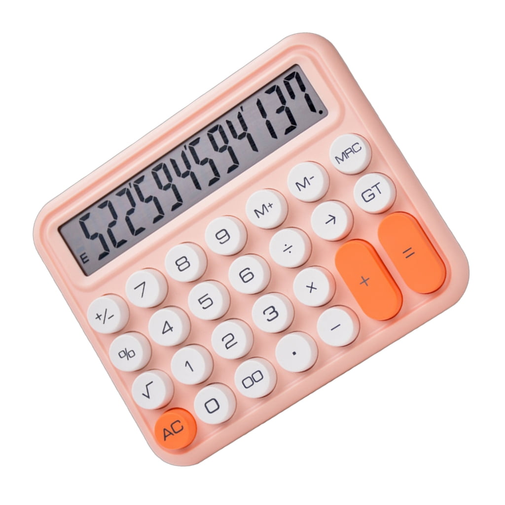 Handheld Mechanical Calculator with 12 Digit Large LCD Display Desktop ...
