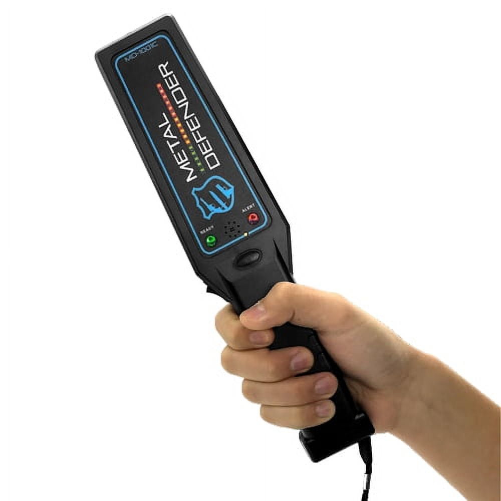Handheld Metal Detector Wand Security Scanner with LED Alerts - Walmart ...