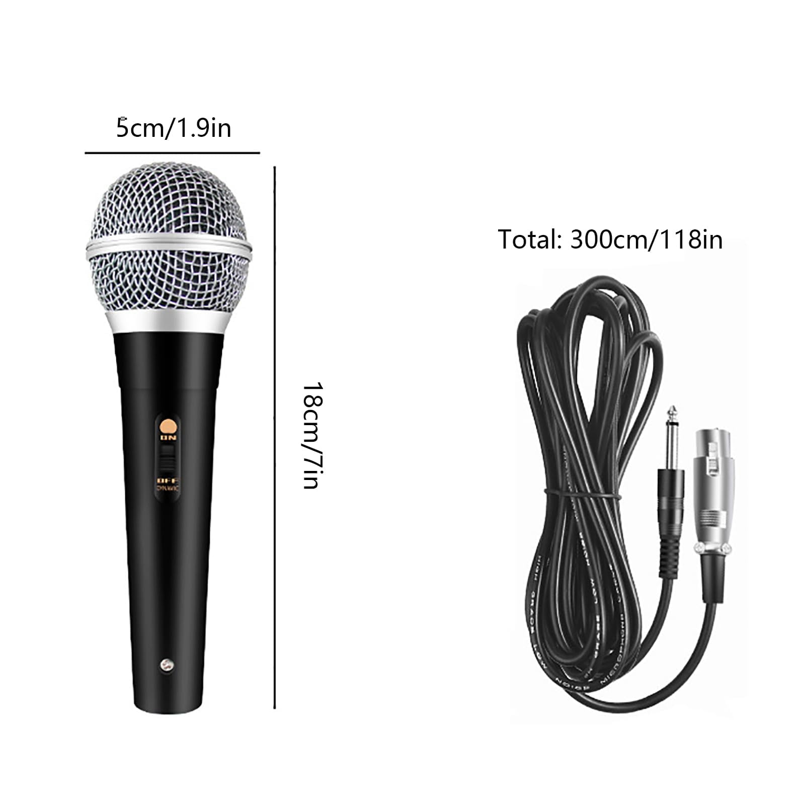 Handheld Microphone Dynamic Moving Coil Cardioid Unidirectional ...
