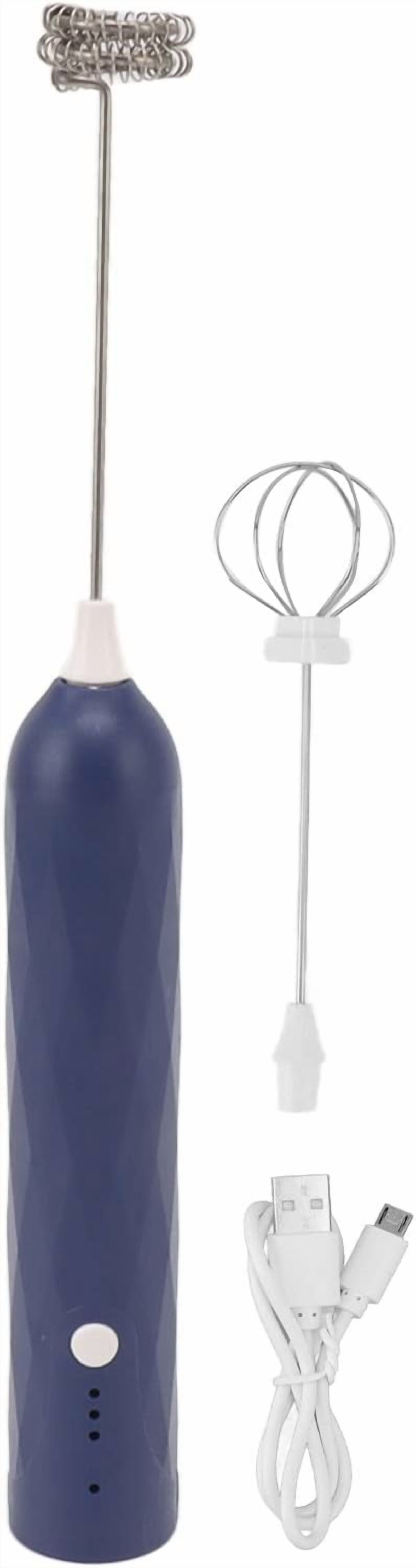Handheld Milk Frother, Coffee Foam Maker USB Rechargeable Hand Drink ...