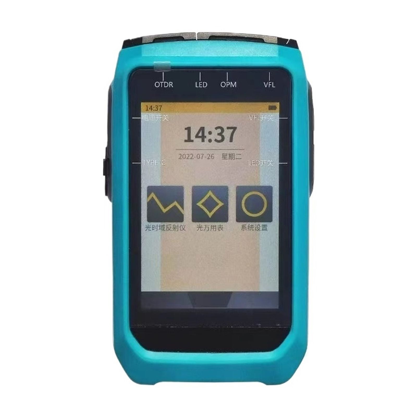 Handheld Mini OTDR Active Fiber 1550nm 20dB 60KM Optical Reflectometer ...