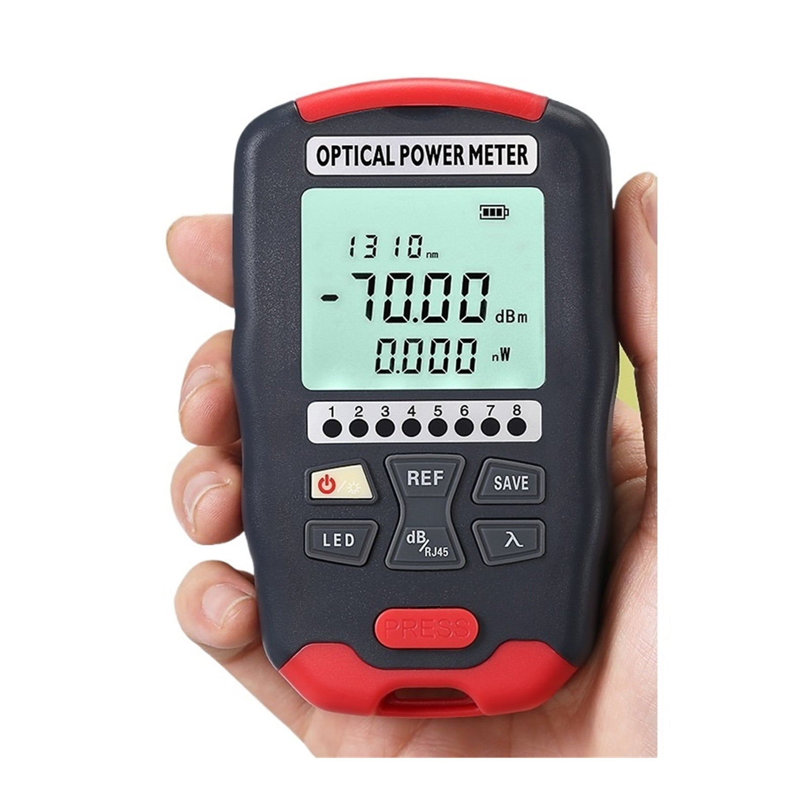 Handheld Mini Optical Power Meter -D7/D5/DC7/DC5 OPM Fiber Optical ...