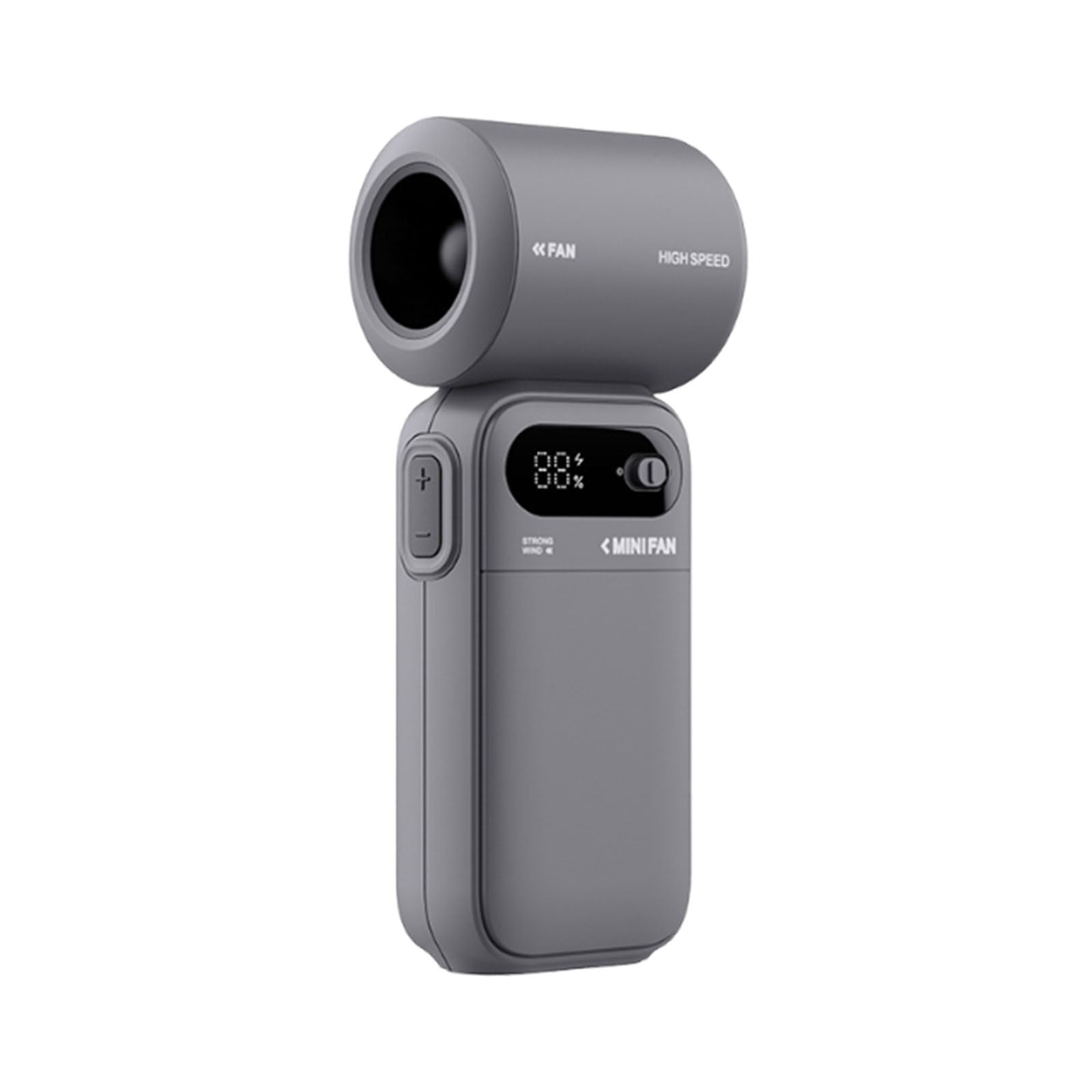 Handheld Mini Turbo Fan, High-Speed Bladeless Fan with 4-Speed ...