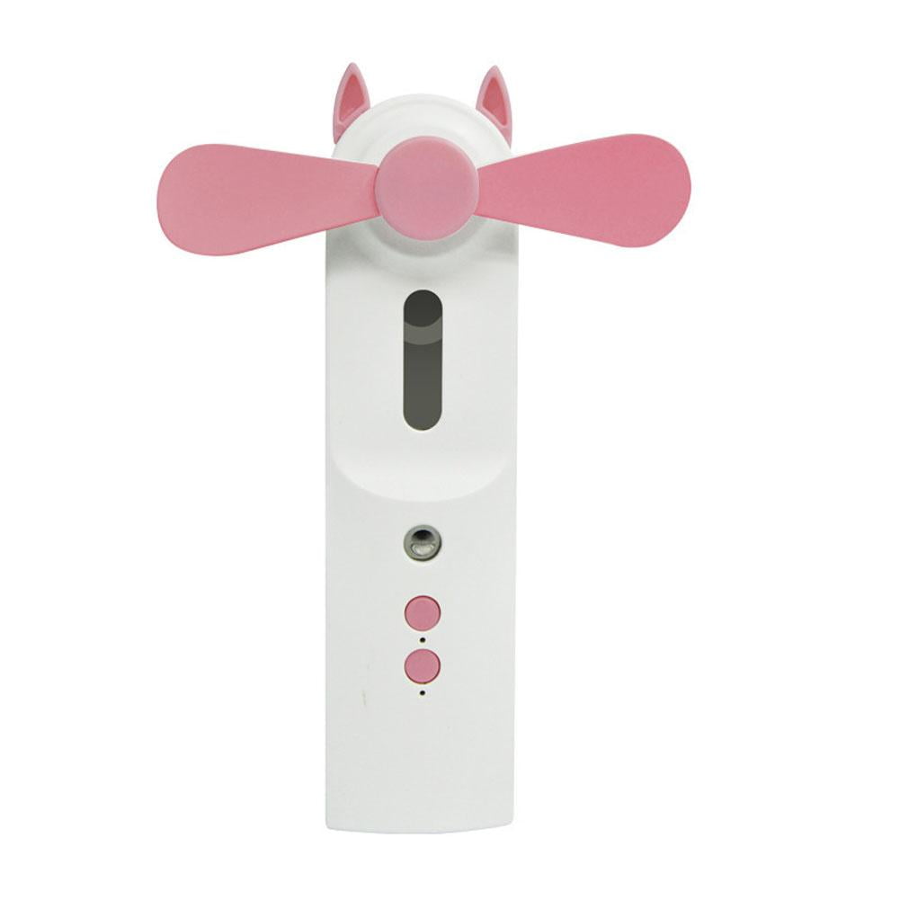 Handheld Mist Fan With Water Humidifier Cooler Rechargeable Spray Hand ...