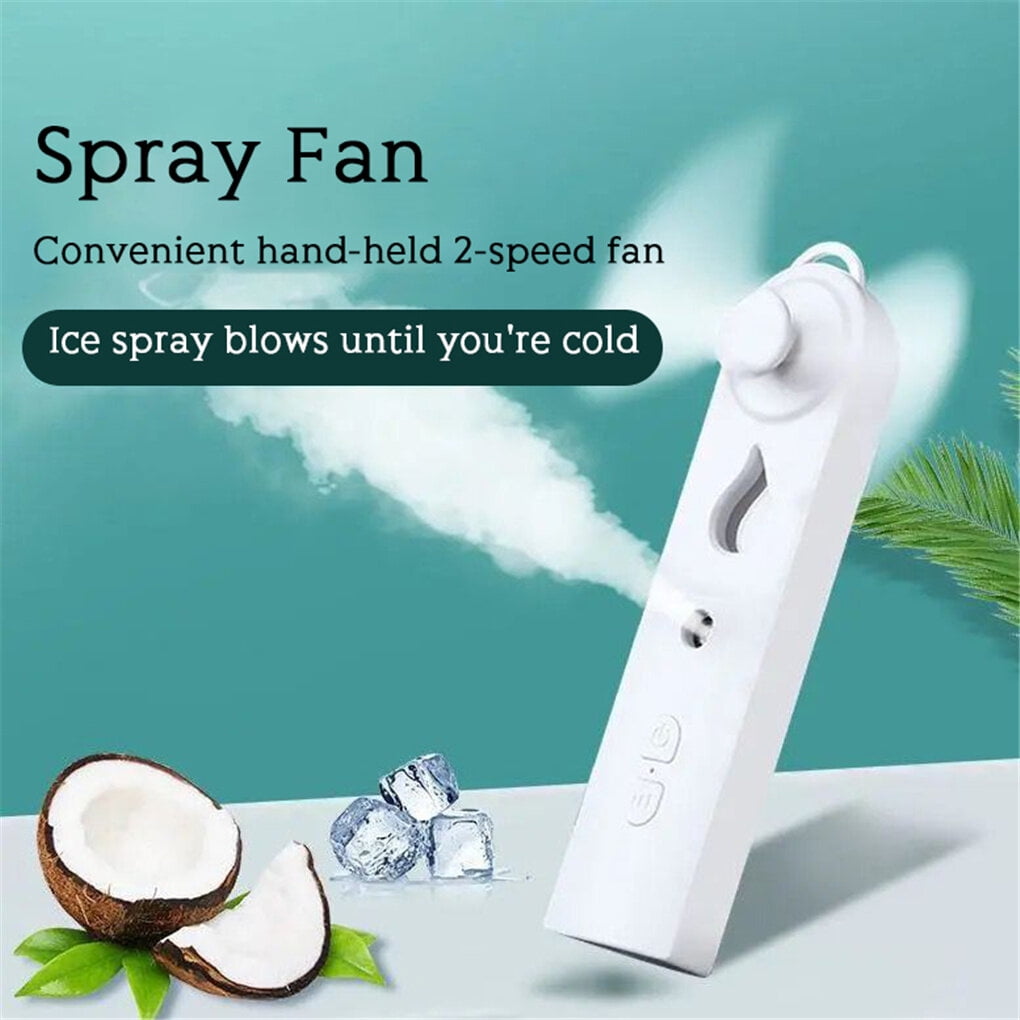 Handheld Misting Fan, Portable Hand Fan, Mini Rechargeable Personal Fan ...
