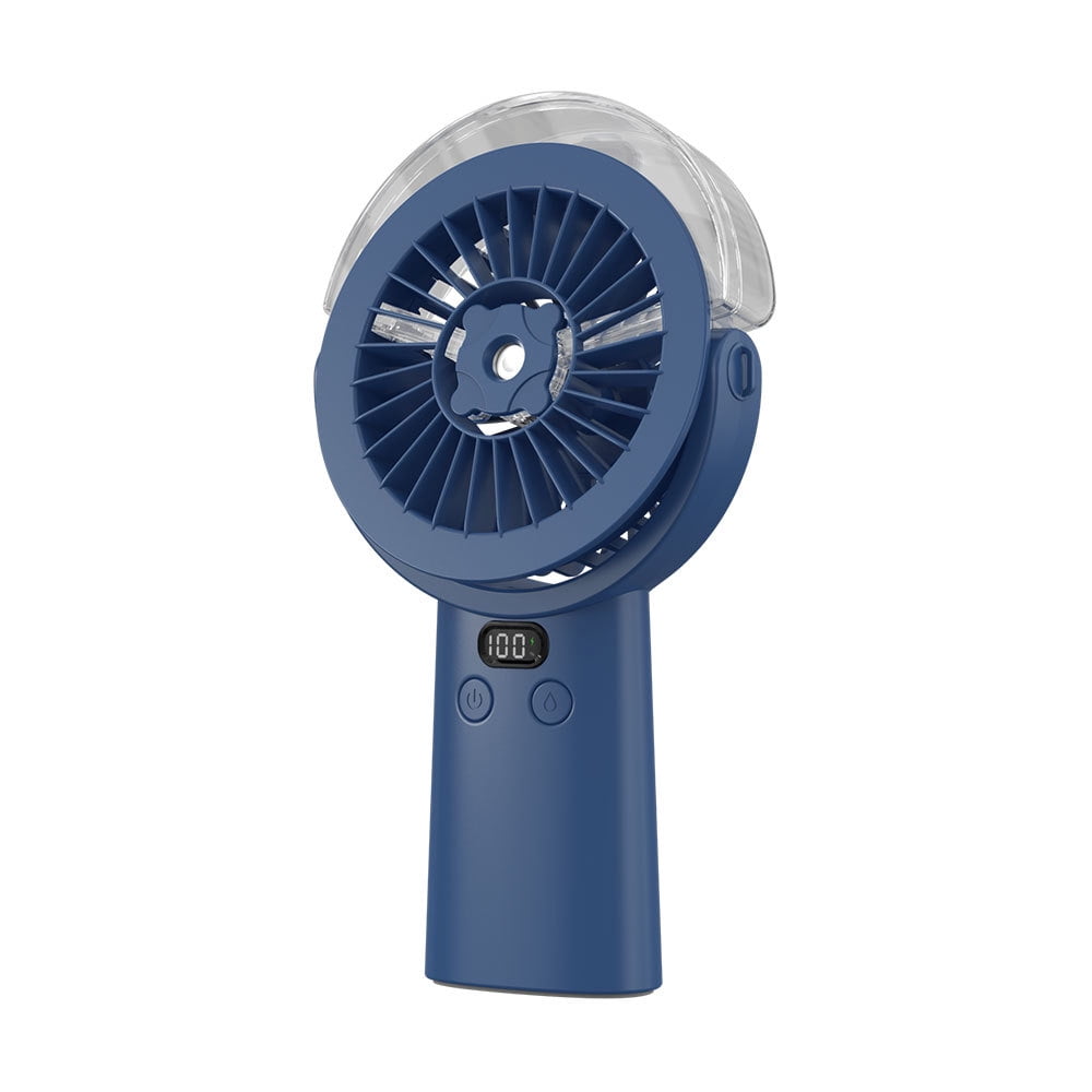 Handheld Misting Fan with USB Rechargeable Battery, Portable Cooling ...