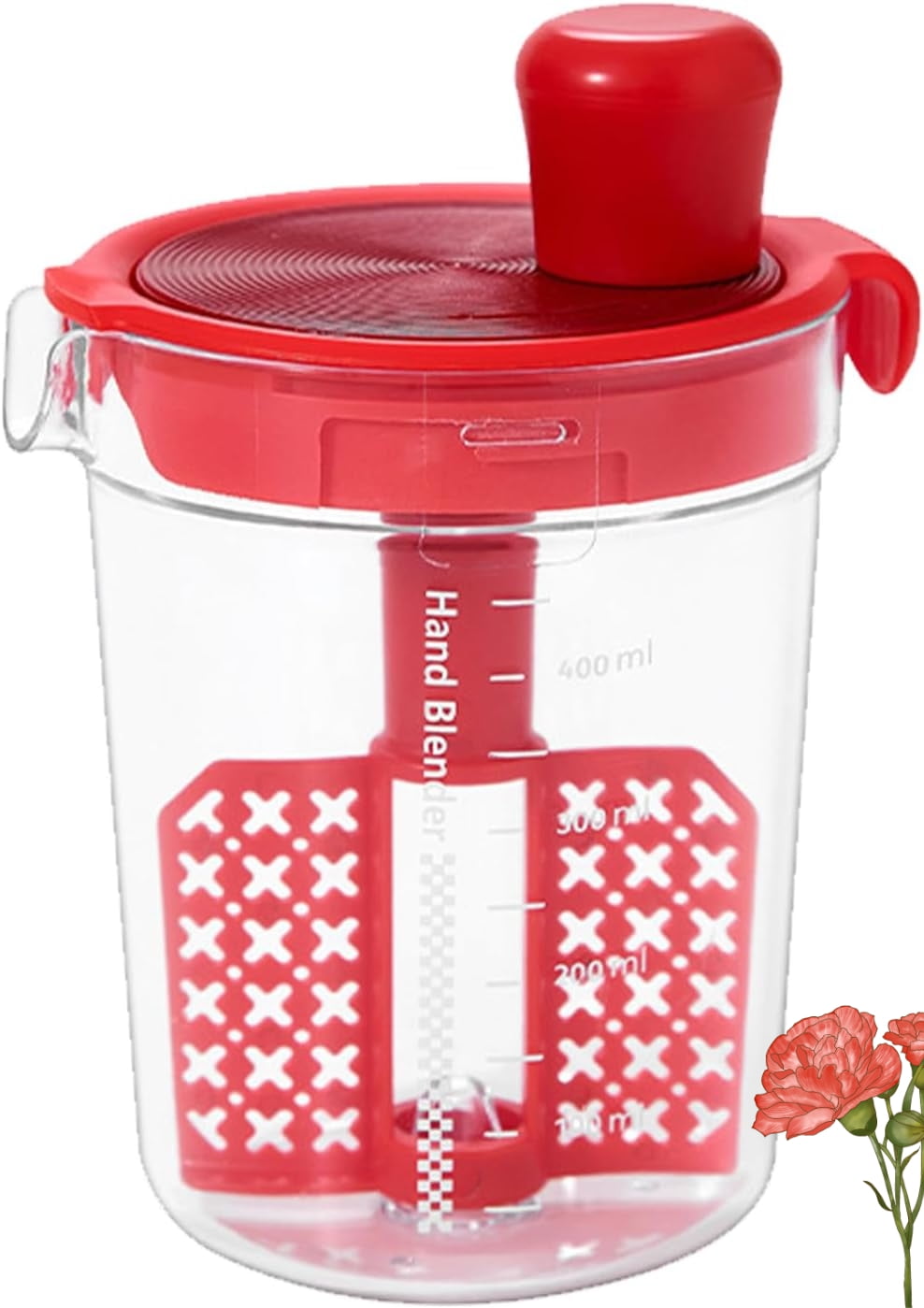 Handheld Mixing Mug - Graduated Measuring Cups, Versatile Drink Blender ...