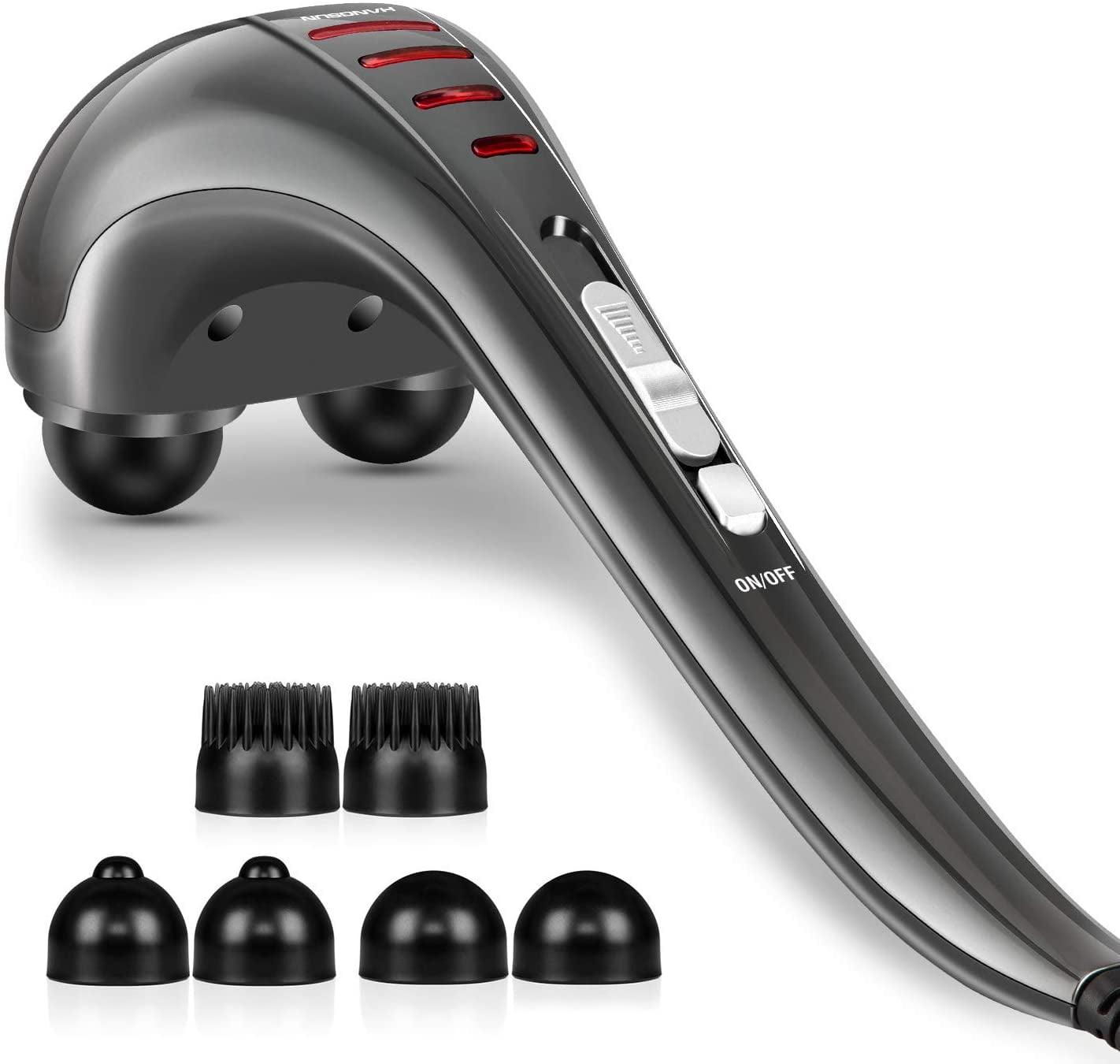 Handheld Neck Back Massager for Pain Relief Deep Tissue, Electric ...