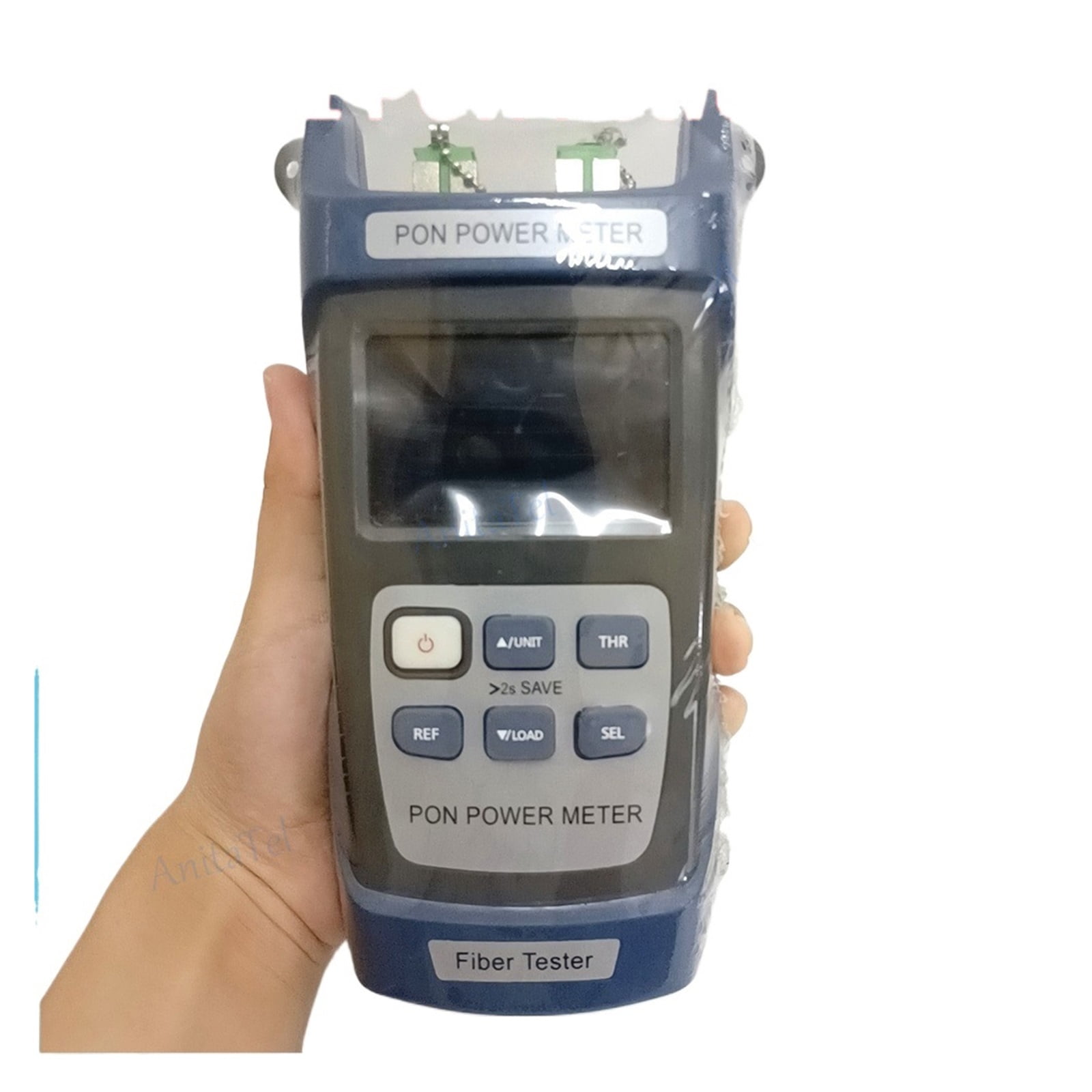 Handheld OPM Fiber Optic PON Power Meter 1310/1490/1550nm SC/APC SC/UPC ...