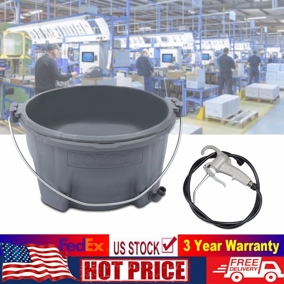 Handheld Oiler Bucket Oil Gun Kit Lubricator of Pipe Threader Threading ...