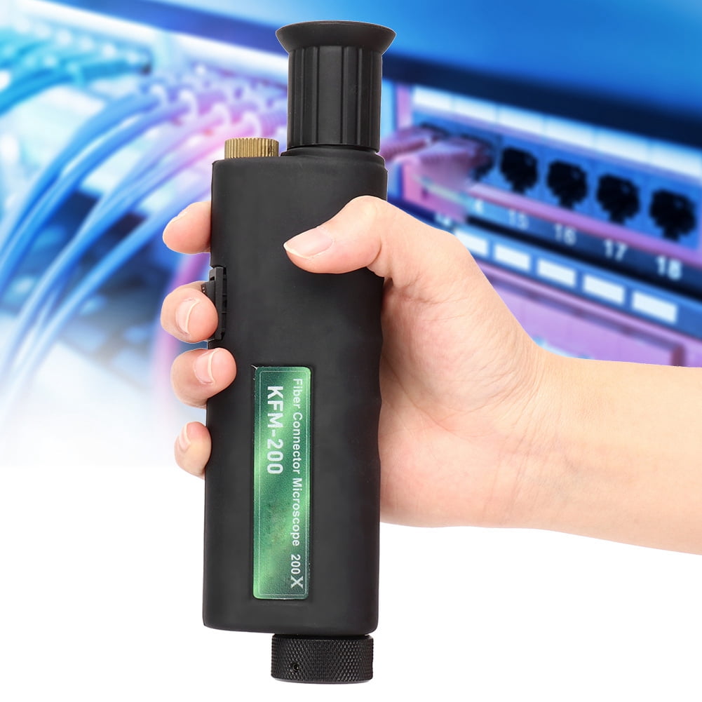 Handheld Optical Fiber Microscope Inspection Mini 200X 400x ...