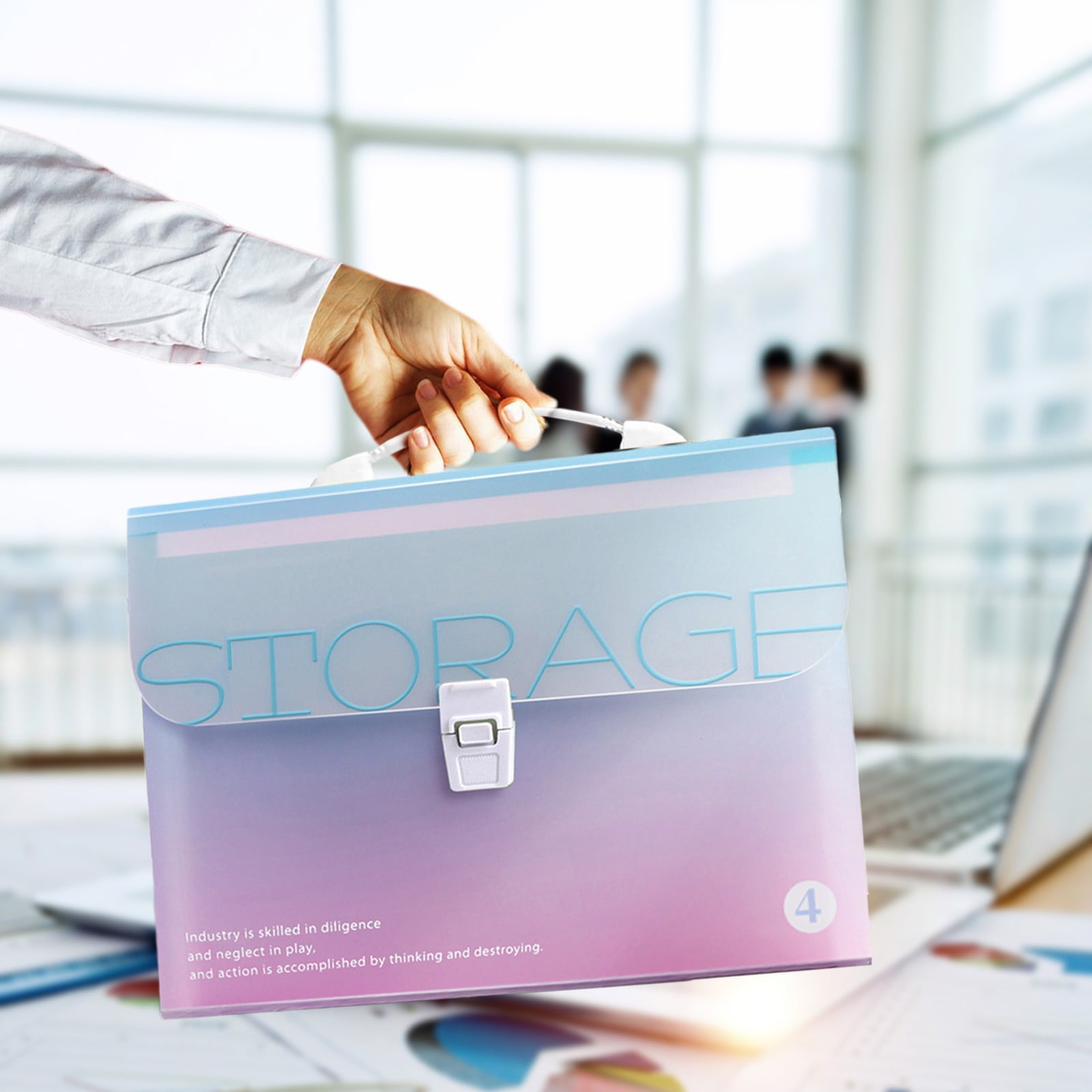 Handheld Organ Bag Multi Layer Folder for Student Test Paper Storage ...