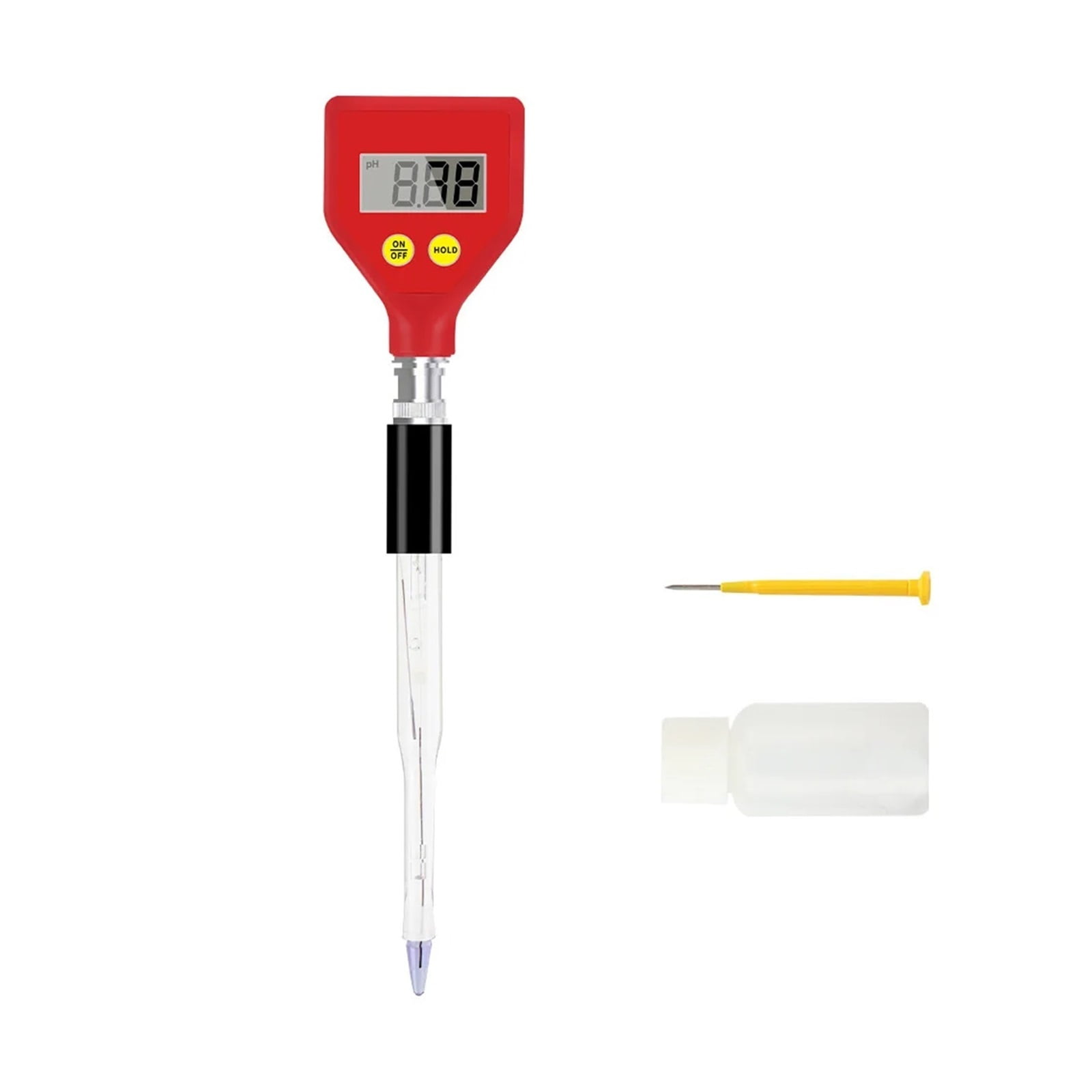 Handheld PH Meter PH-98108 pH Tester Glass Electrode Water Quality ...
